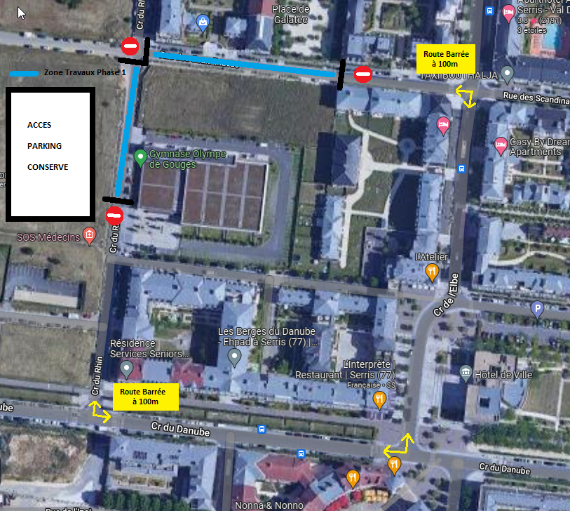 Informations travaux - Ville de Serris