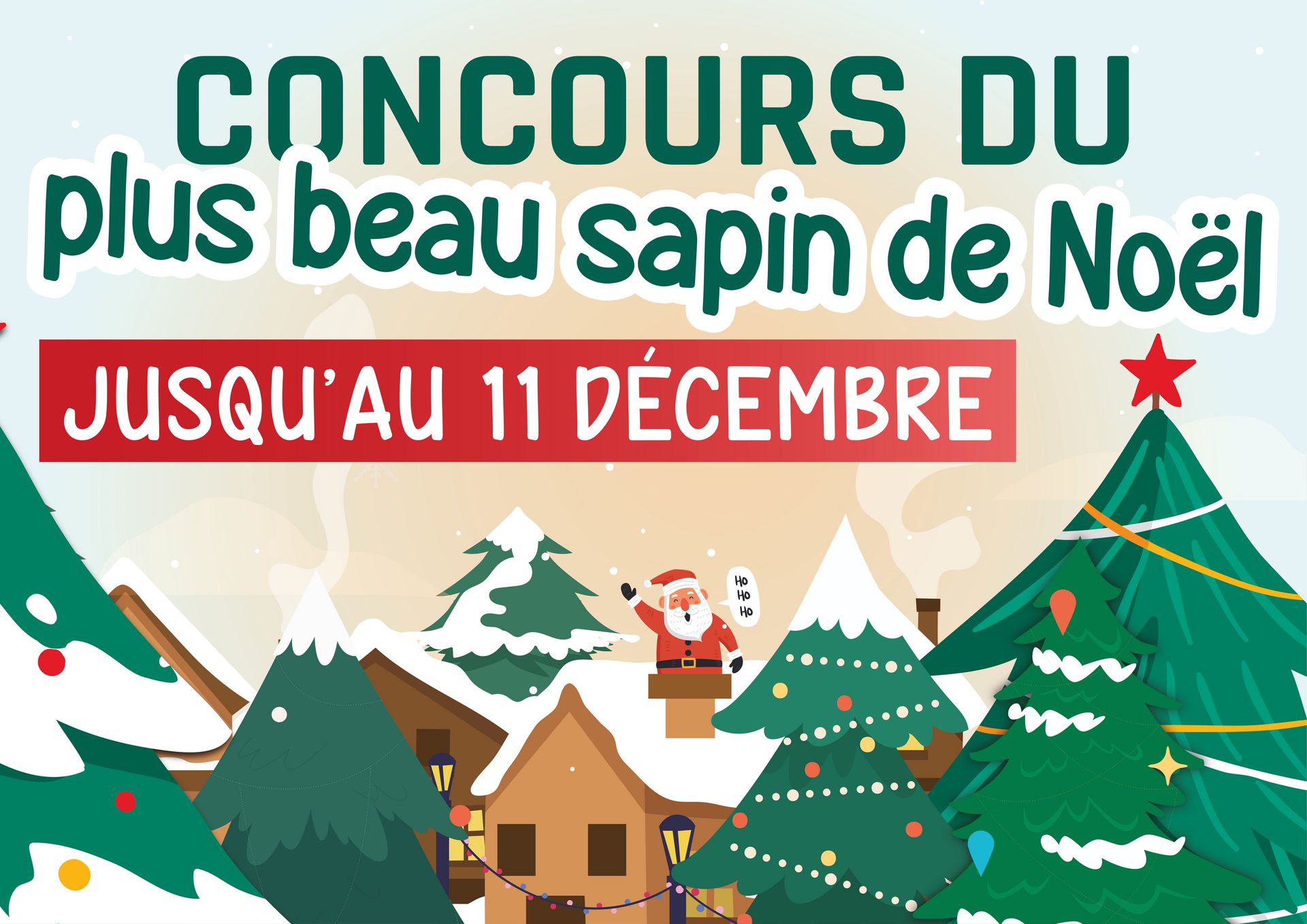Concours du plus beau sapin de Noël de Serris - Ville de Serris